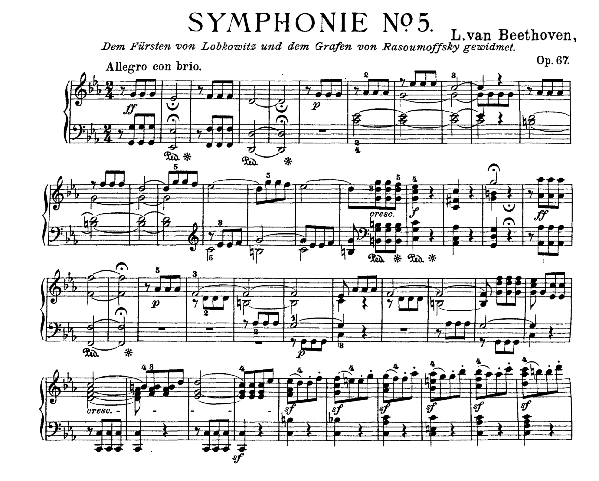 Sonata Form in Beethoven’s Fifth Symphony, movement 1 – Adam B. Silverman